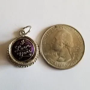 Vintage | Jewelry | Vintage I Love You Cake Charm Spencer Sterling ...
